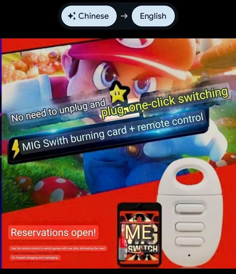 Further information about the upcoming Nintendo Switch "Mig Switch ...