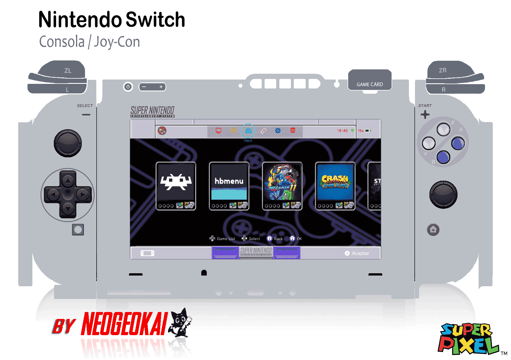 Skin Template PSD For Nintendo Switch | GBAtemp.net - The Independent ...