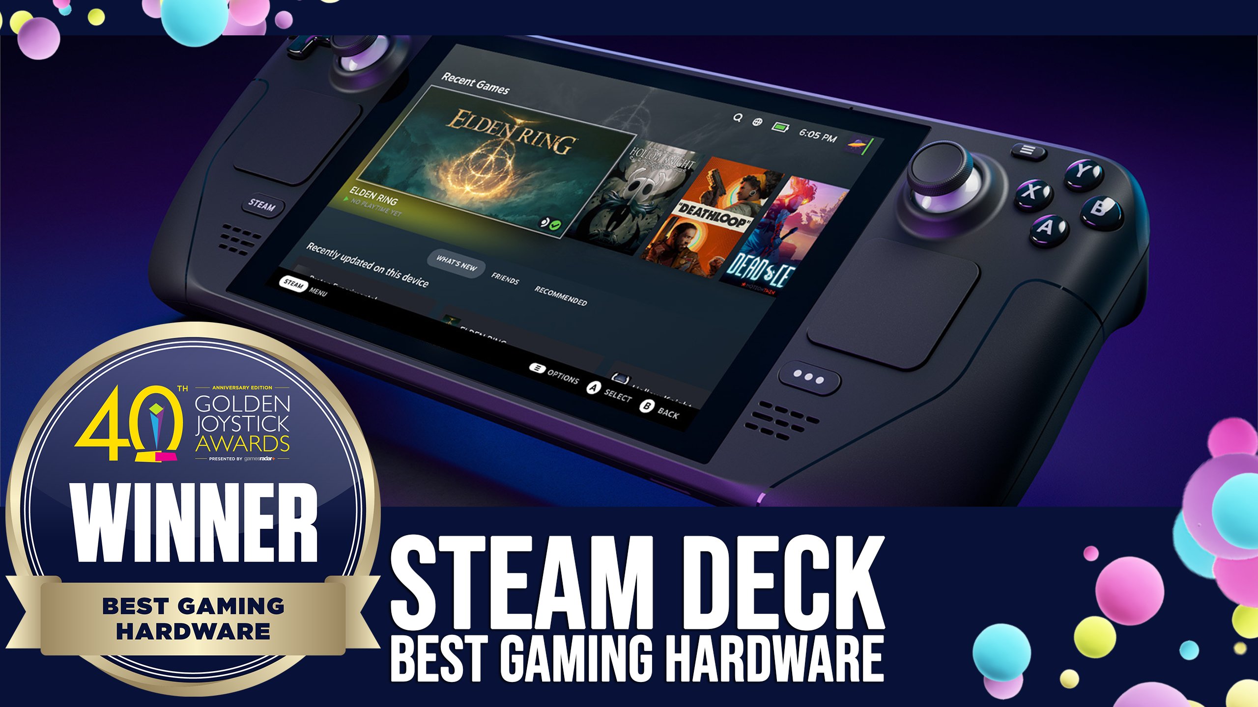 Valve's Steam Deck wins Golden Joystick's Best Gaming Hardware award ...