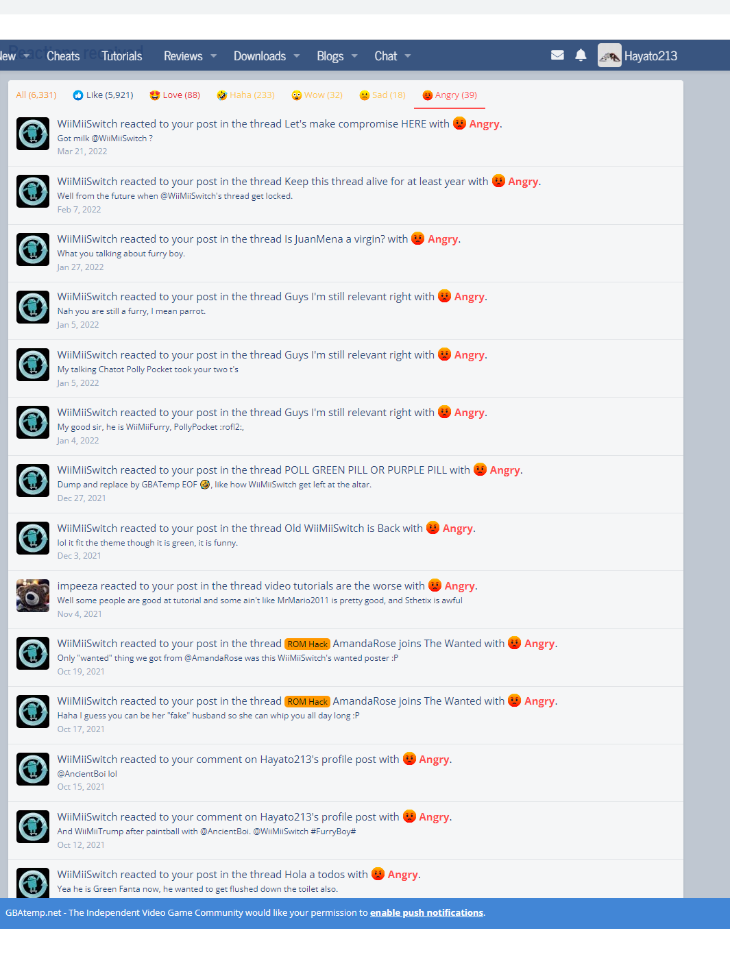 How to find a list of your enemies (TM) | GBAtemp.net - The Independent ...