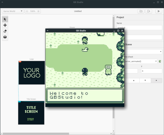 GB Studio v1.0.0 lets you create homebrew Game Boy games with no coding ...