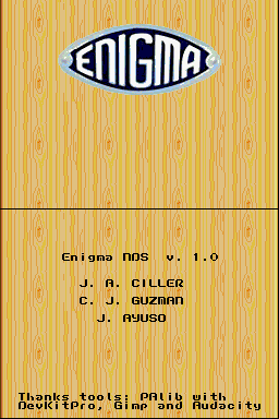 Enigma NDS v1.0 | GBAtemp.net - The Independent Video Game Community