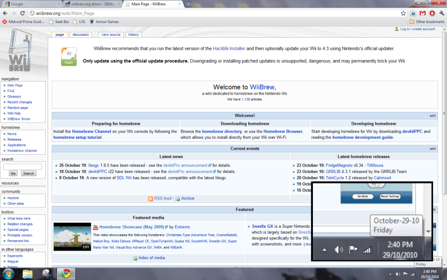 wiibrew.org down | GBAtemp.net - The Independent Video Game Community